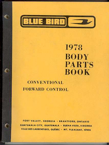Bluebird Bus Body Parts